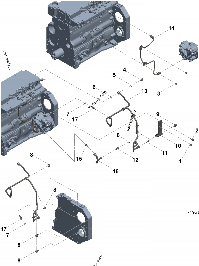 5262073 Fuel inlet connection - Cummins spare part | 777parts.com