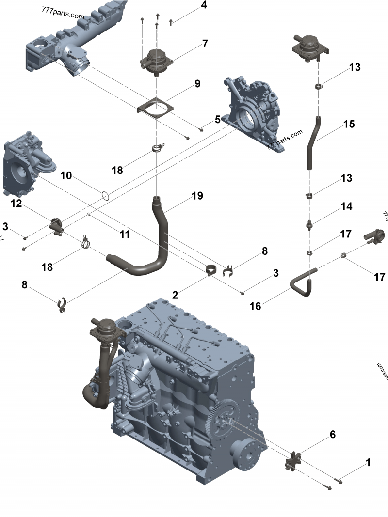 5267079 Hose clamp - Cummins spare part | 777parts.com