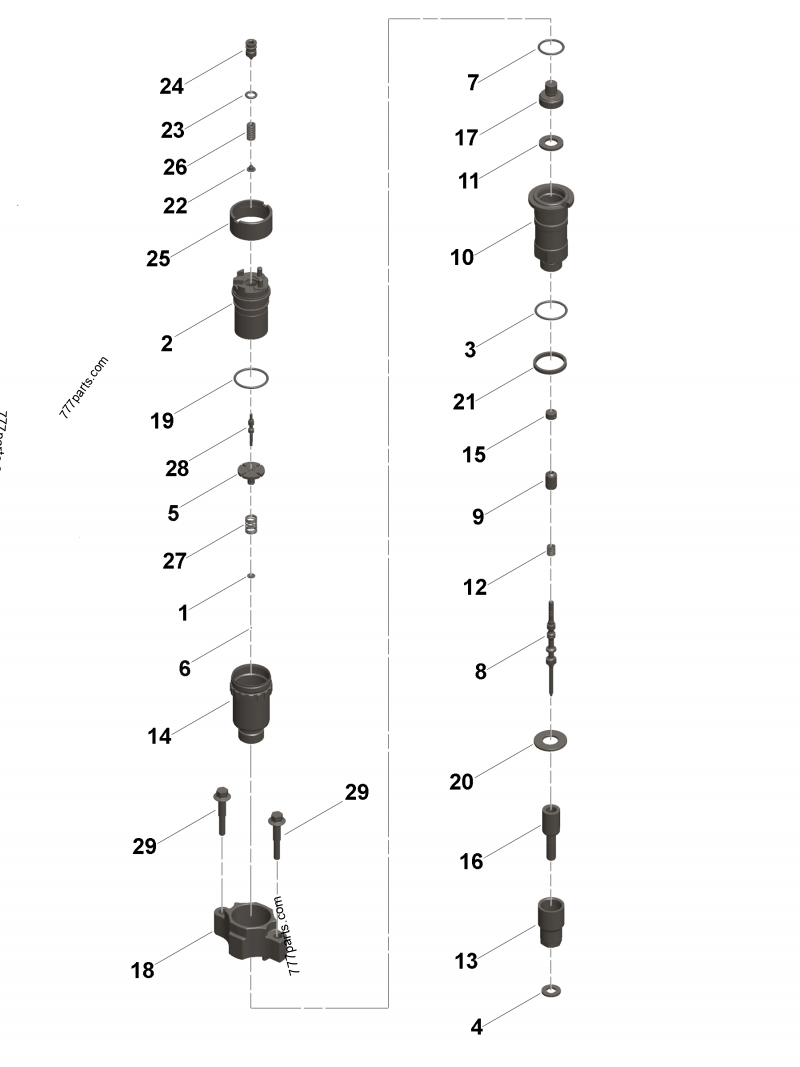5267522 Engine piston - Cummins spare part | 777parts.com