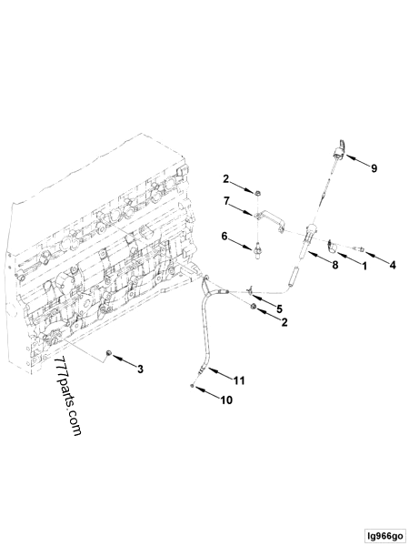 5268174 Dipstick - Cummins spare part | 777parts.com