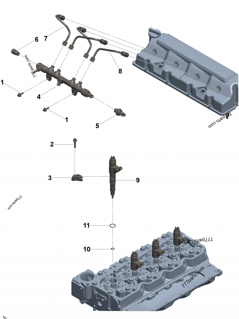 5273955 Fuel manifold - Cummins spare part | 777parts.com