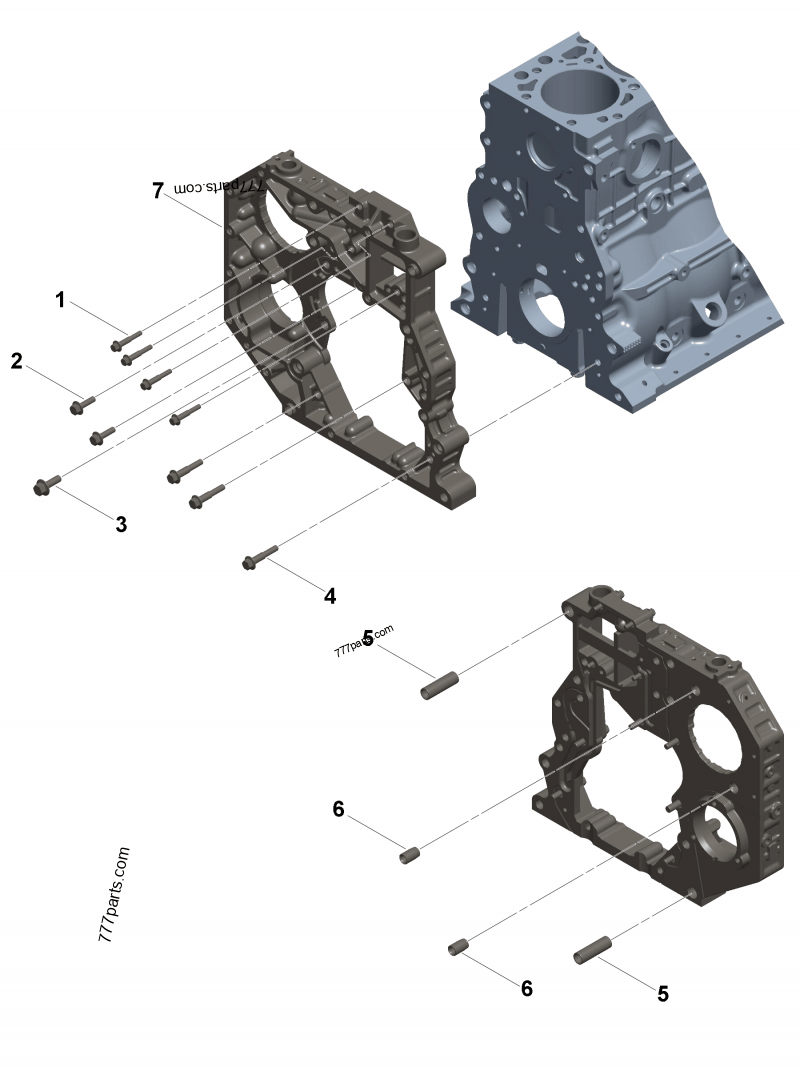 5274915 Gear housing - Cummins spare part | 777parts.com