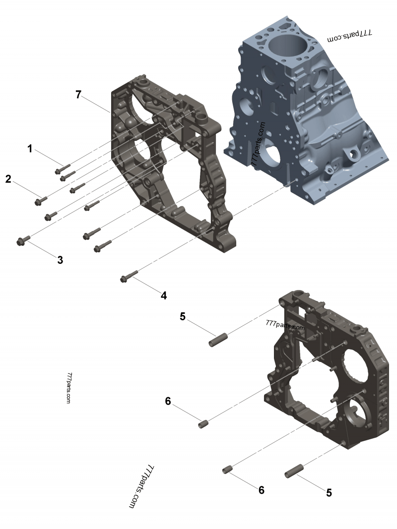 5274915 Gear housing - Cummins spare part | 777parts.com