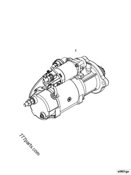 5284102 Starting motor - Cummins spare part | 777parts.com