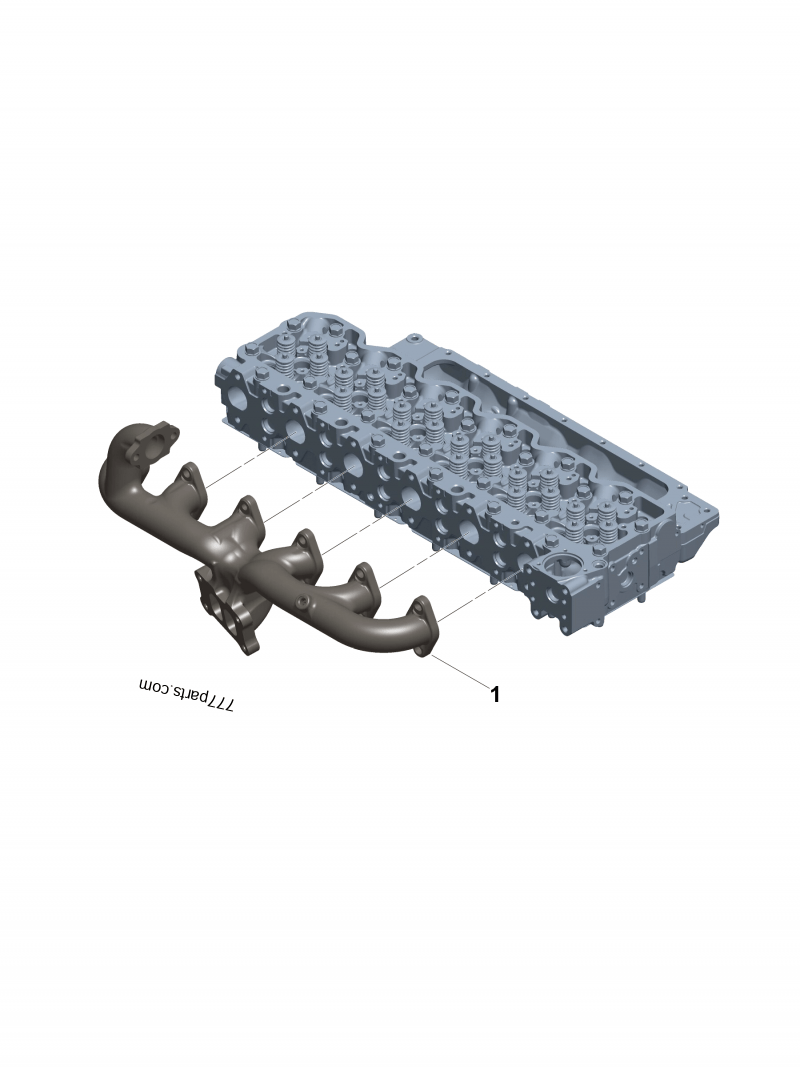 5288801 Exhaust manifold - Cummins spare part | 777parts.com