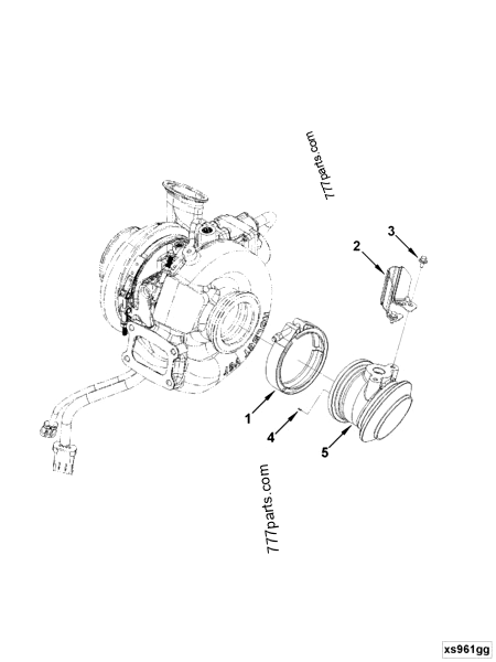 5292517 Exhaust outlet connection - Cummins spare part | 777parts.com