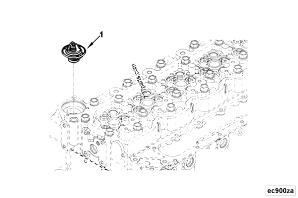 5292738 Thermostat - Cummins spare part | 777parts.com
