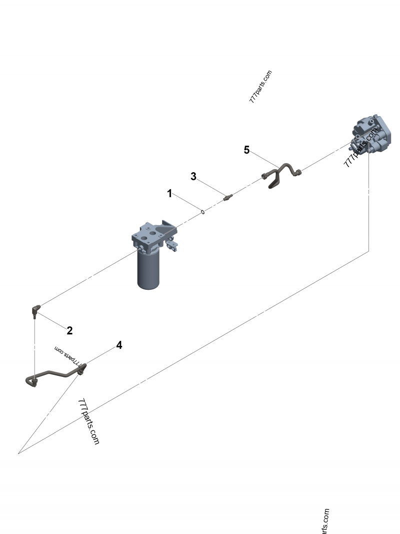 5300566 Fuel supply tube - Cummins spare part | 777parts.com