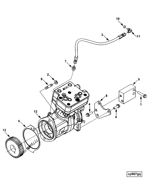 5301095 Air compressor - Cummins spare part | 777parts.com