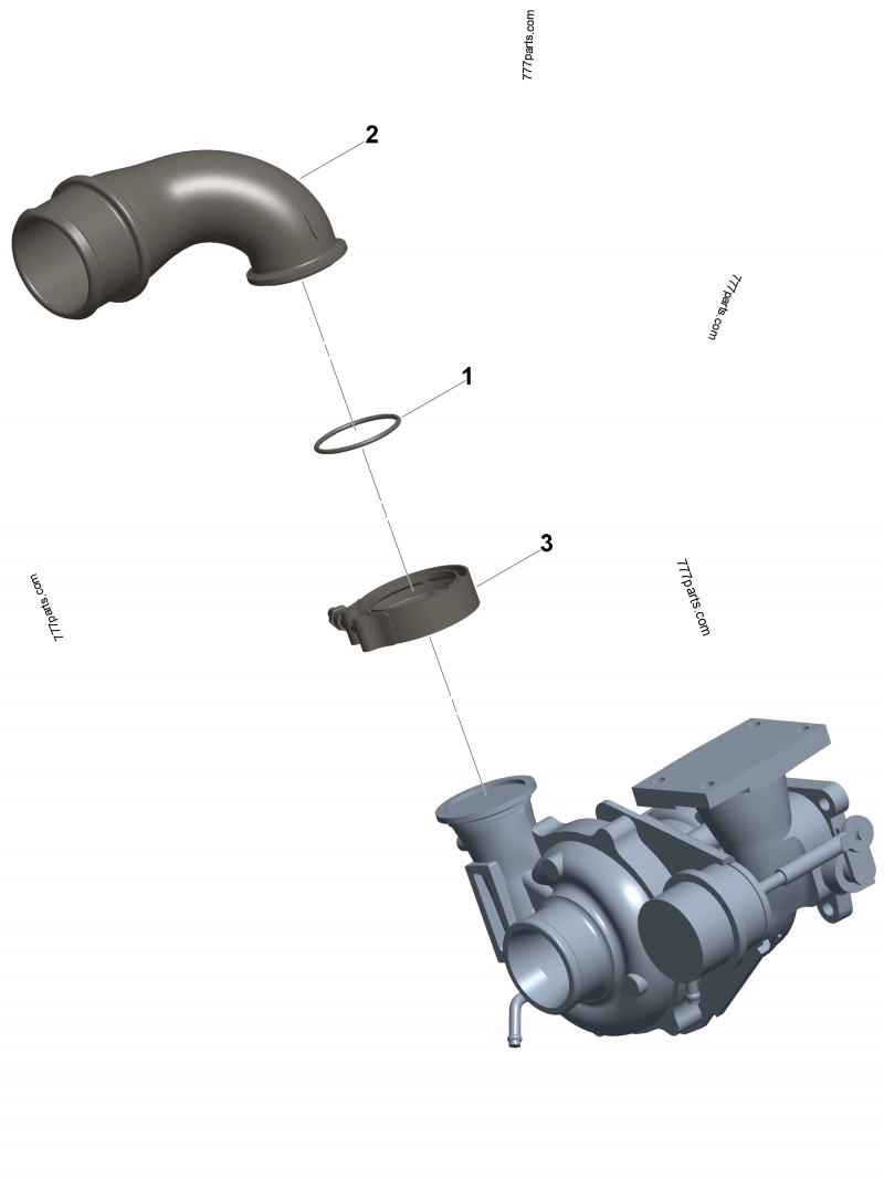 5302779 Air transfer pipe - Cummins spare part | 777parts.com