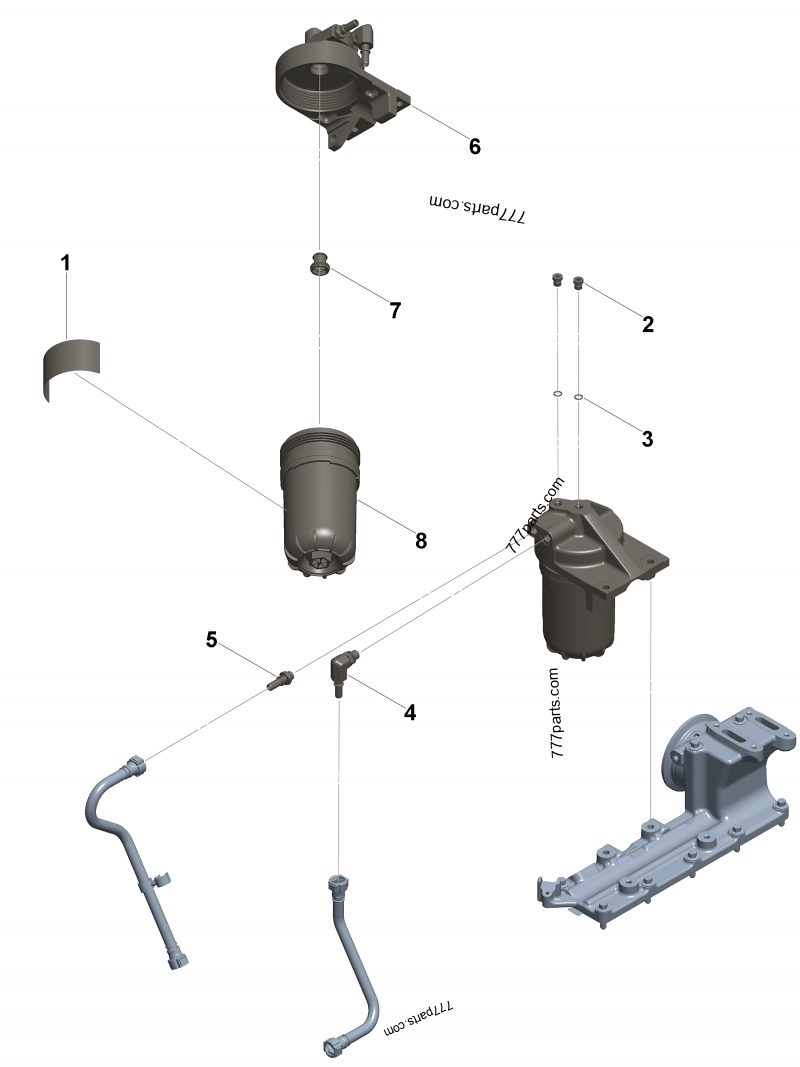 5306346 Fuel filter - Cummins spare part | 777parts.com