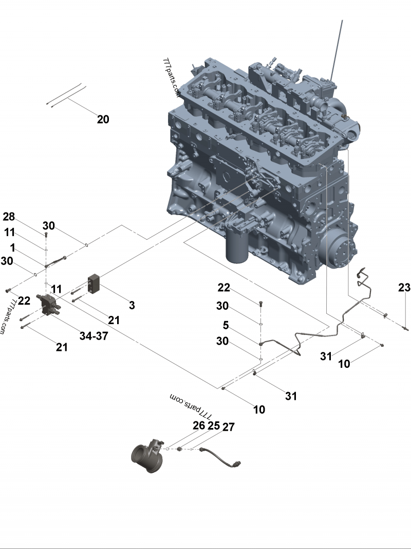 5308312 Assembly,doser shutoff - Cummins spare part | 777parts.com