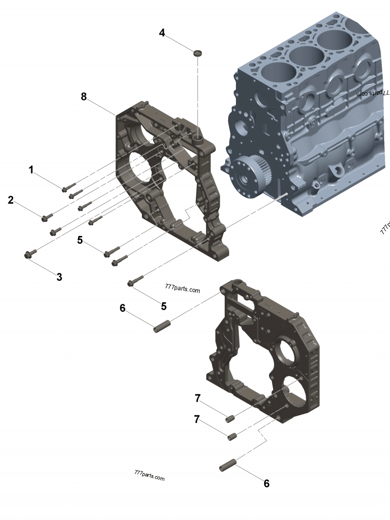 5311313 Gear housing - Cummins spare part | 777parts.com
