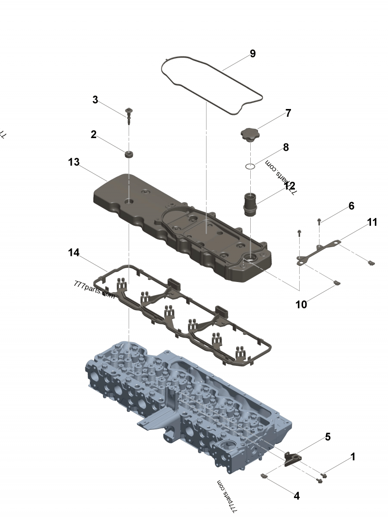 5311731 Valve cover - Cummins spare part | 777parts.com