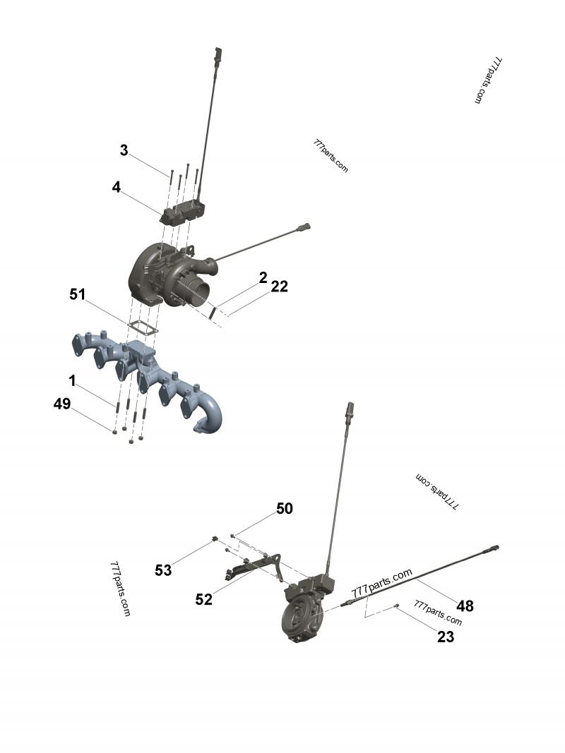 5321700 Turbocharger kit - Cummins spare part | 777parts.com