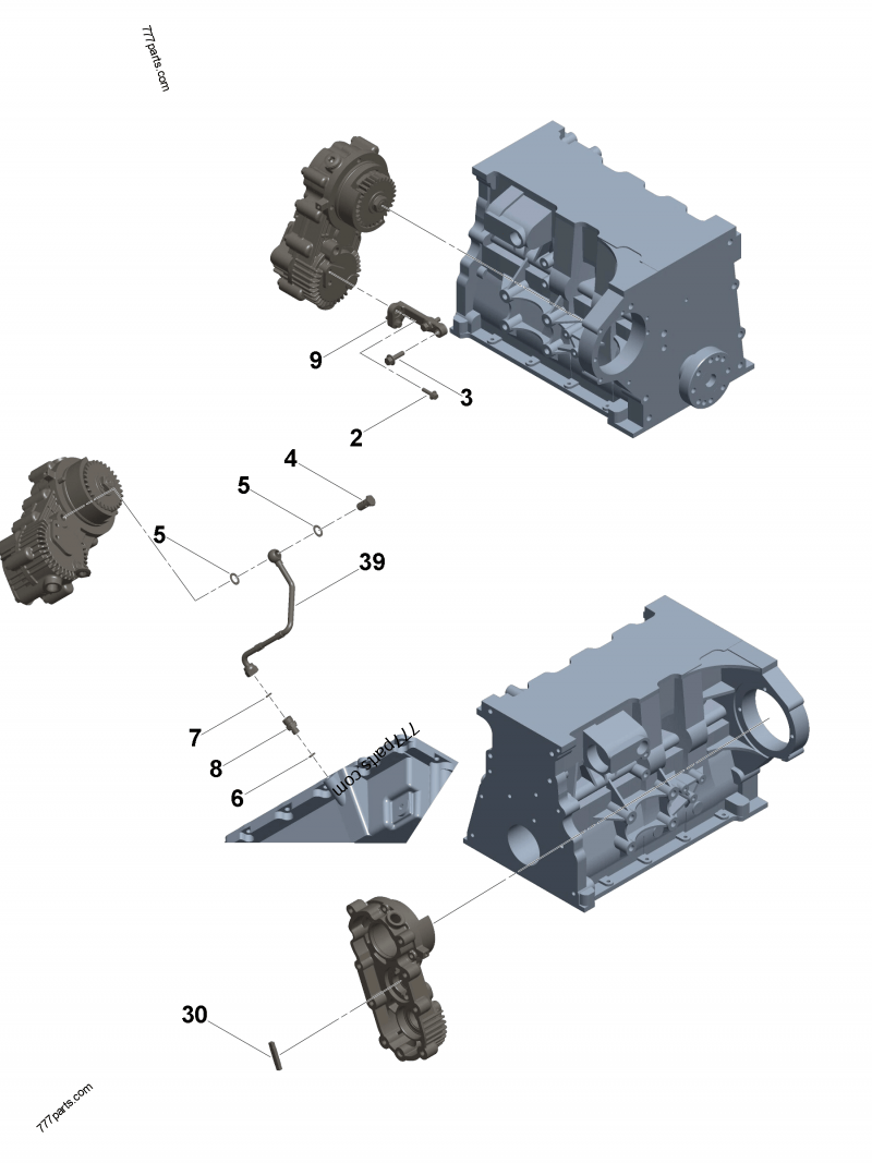 5340177 Accessory drive - Cummins spare part | 777parts.com