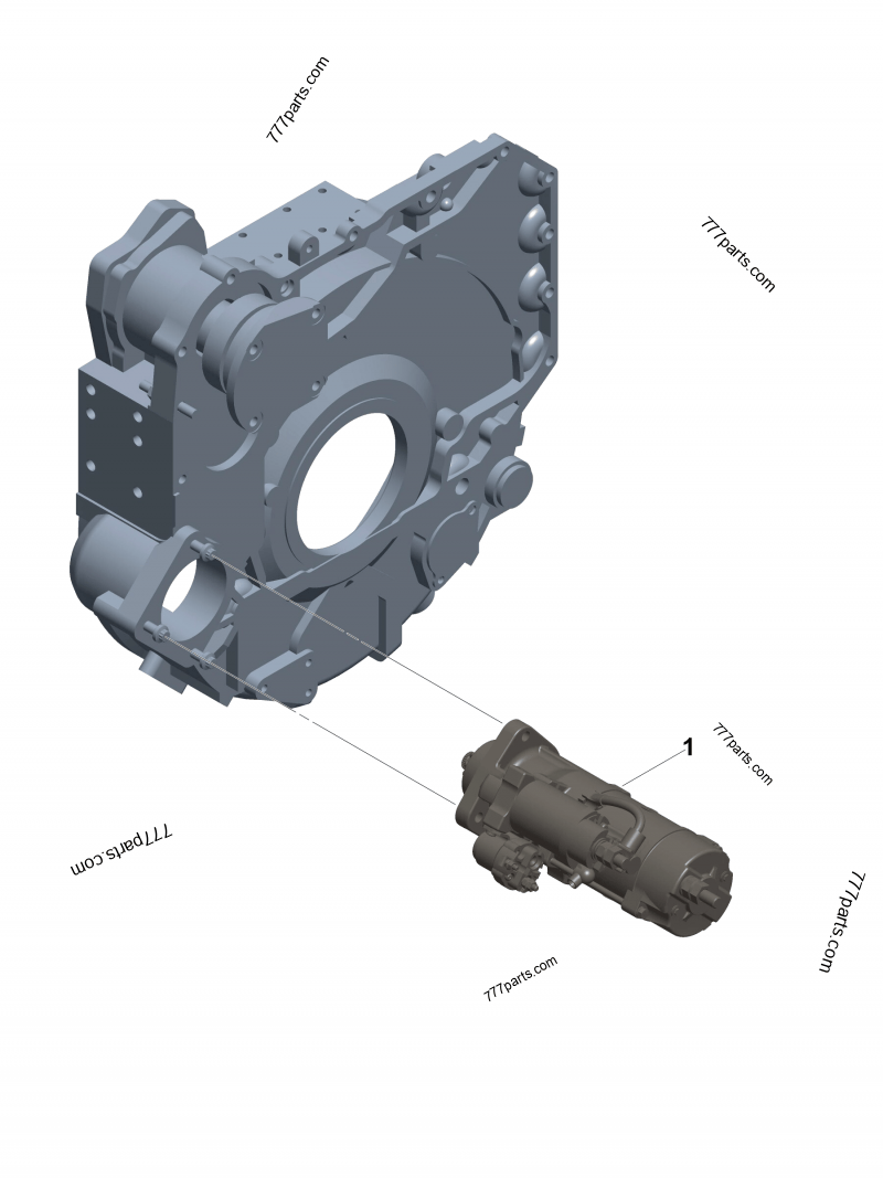 5363430 Starting motor - Cummins spare part | 777parts.com