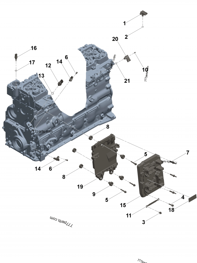 5363780 Pressure temperature sensor - Cummins spare part | 777parts.com