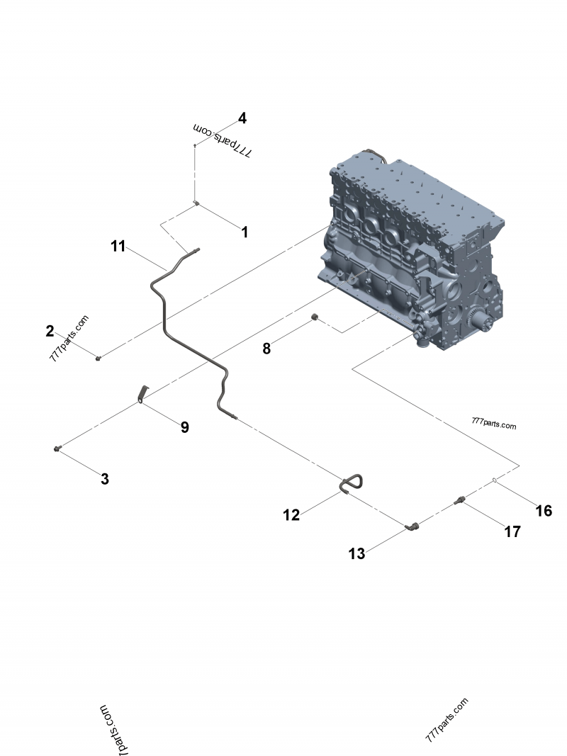 5396202 Molded hose - Cummins spare part | 777parts.com