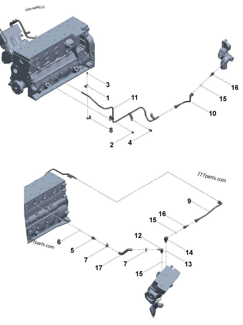 5396202 Molded hose - Cummins spare part | 777parts.com