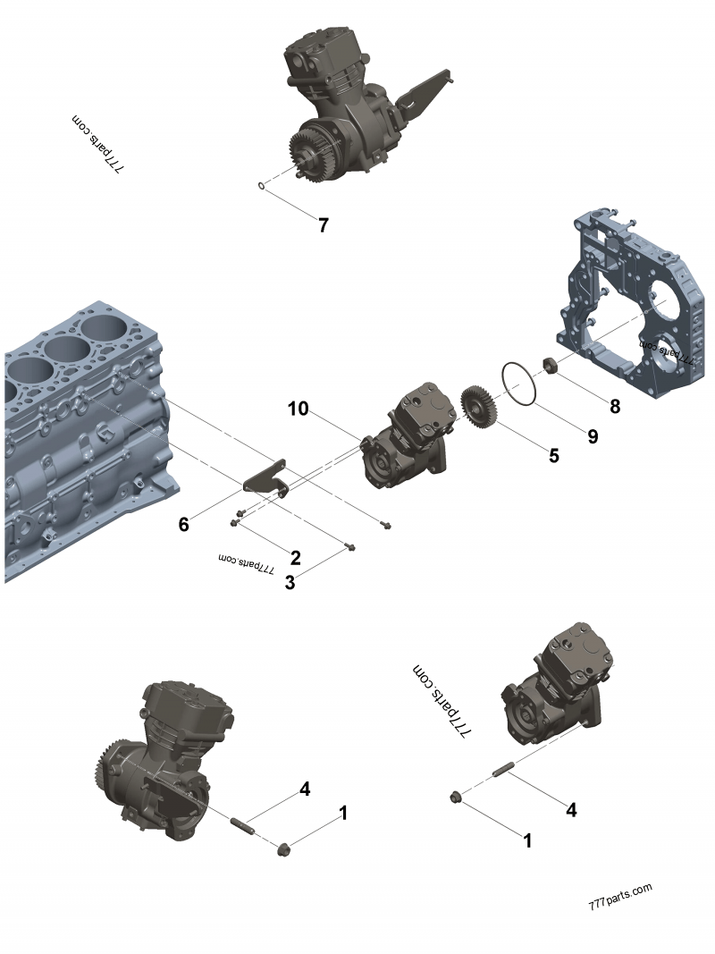 5399967 Air compressor - Cummins spare part | 777parts.com
