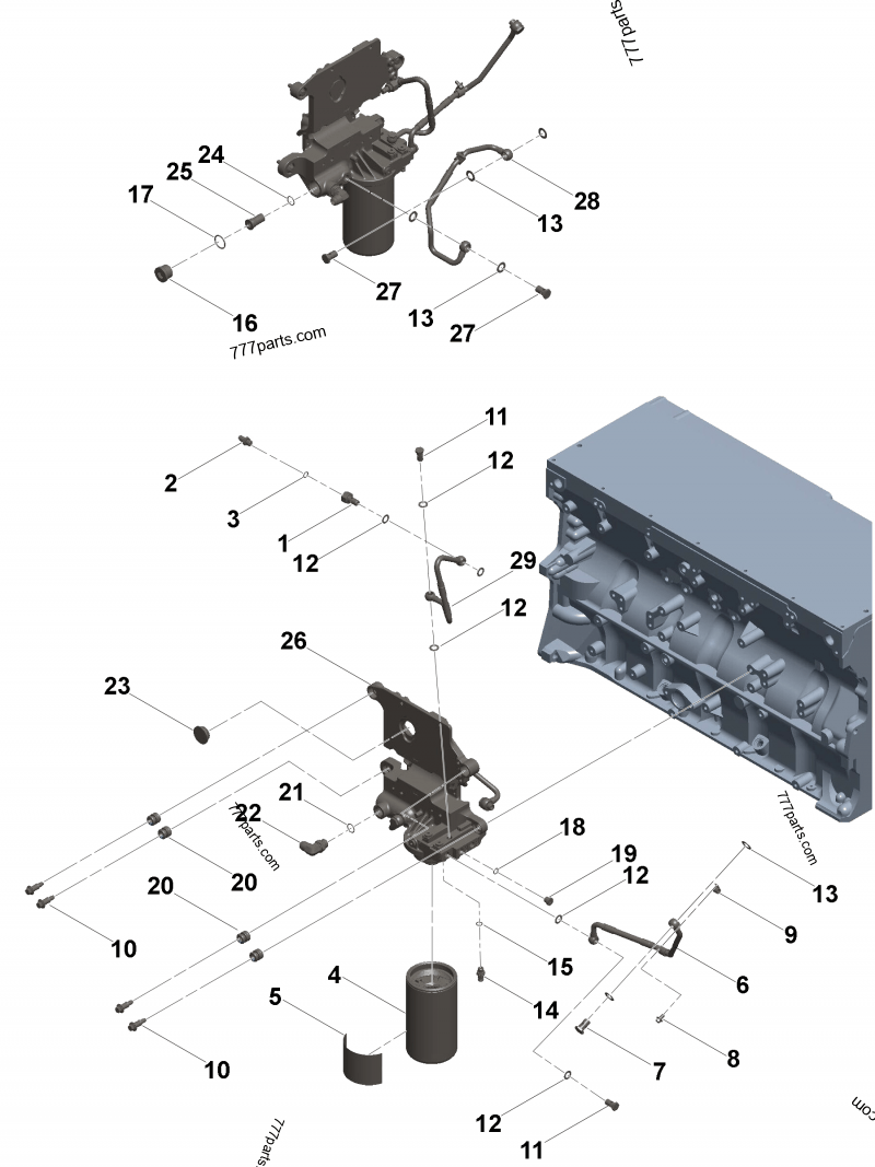 2883263 Quick disconnect connector - Cummins spare part | 777parts.com