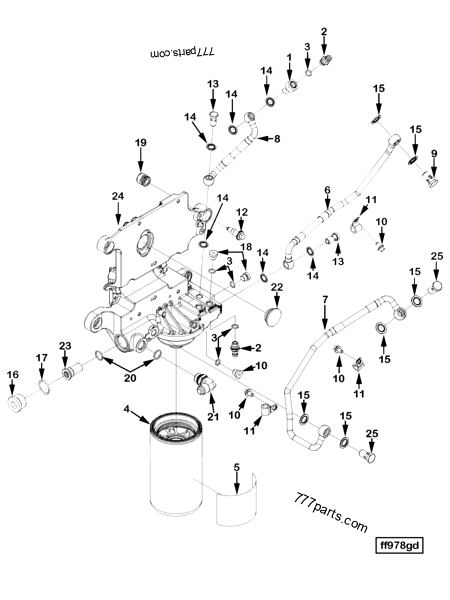 2883263 Quick disconnect connector - Cummins spare part | 777parts.com