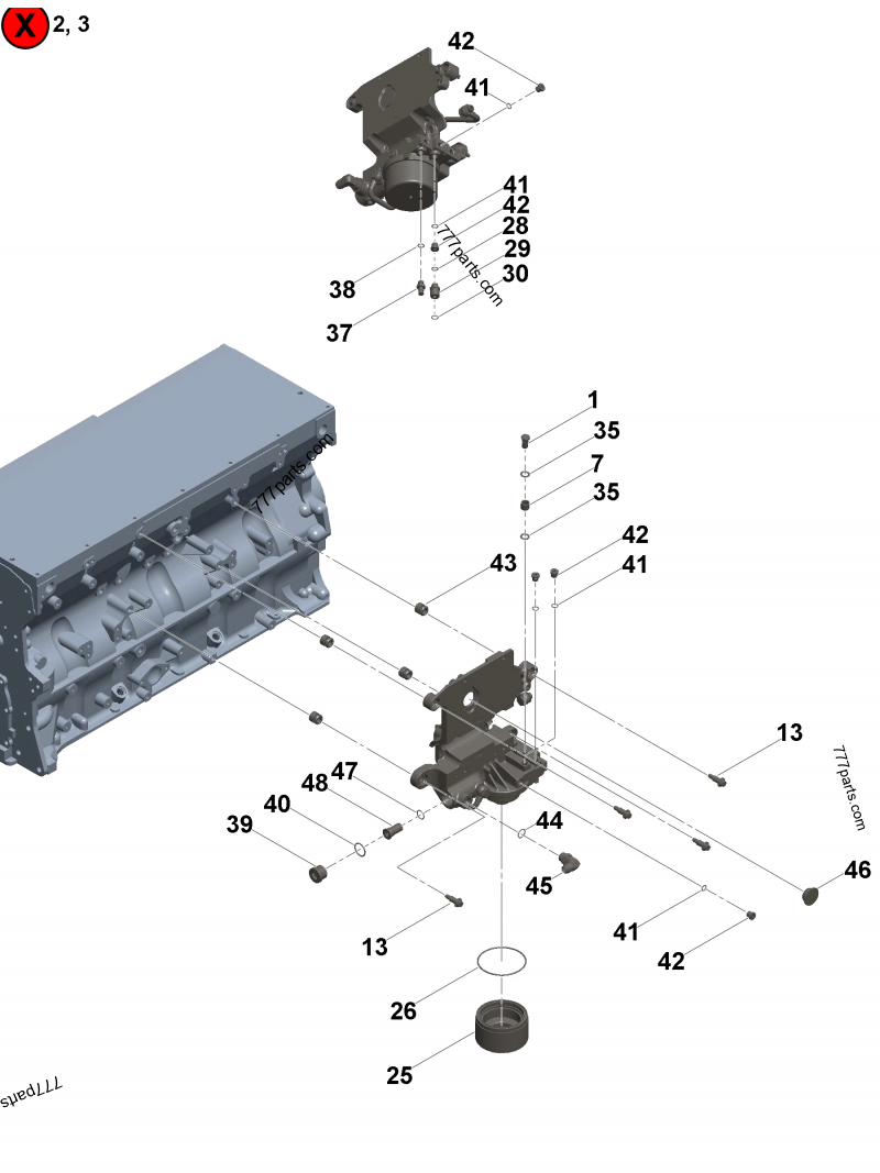 2883263 Quick disconnect connector - Cummins spare part | 777parts.com