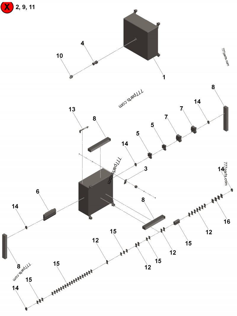 5408316 Relay module - Cummins spare part | 777parts.com