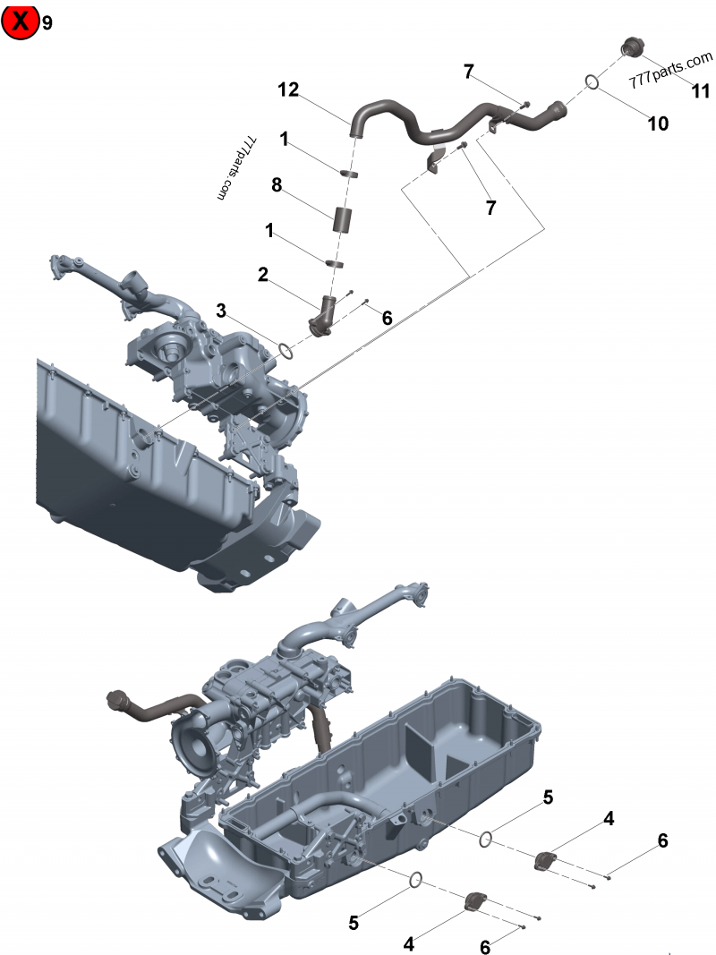 5417373 Filler cap - Cummins spare part | 777parts.com