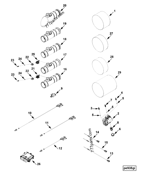 2885916 Hexagon head cap screw - Cummins spare part | 777parts.com