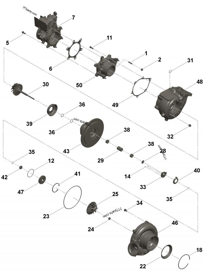 5455456 Thrust collar - Cummins spare part | 777parts.com