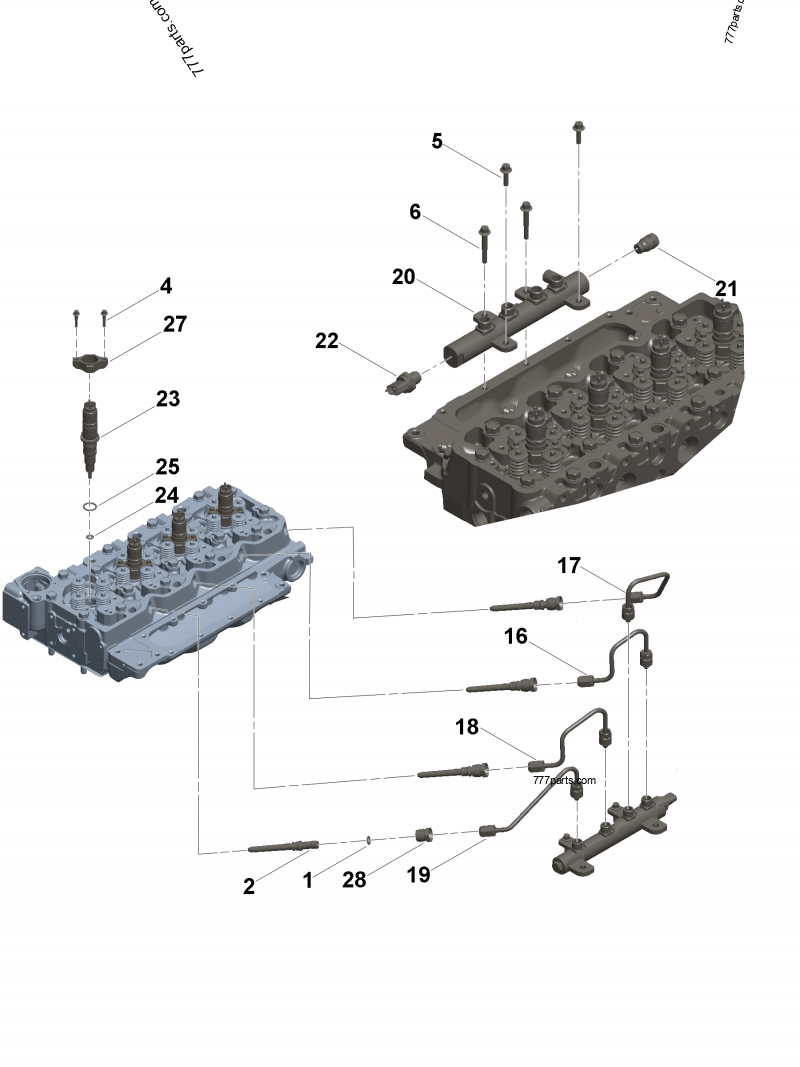 5461940 Injector fuel supply connector - Cummins spare part | 777parts.com