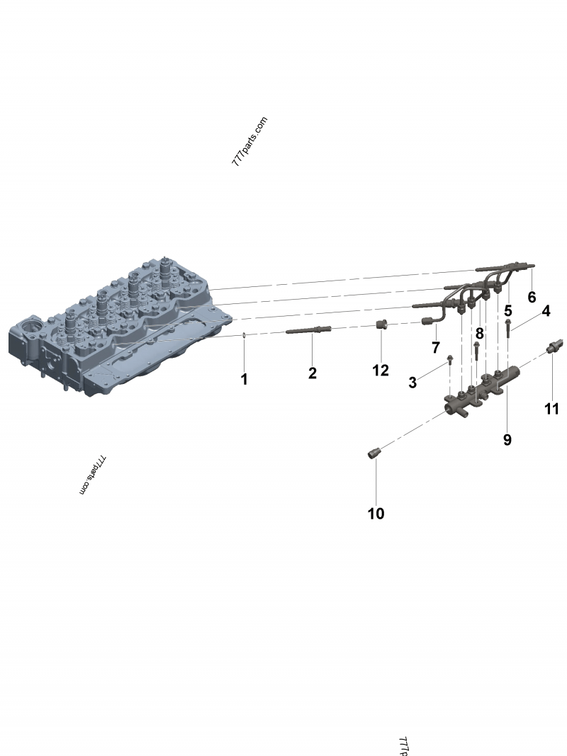 5461940 Injector fuel supply connector - Cummins spare part | 777parts.com