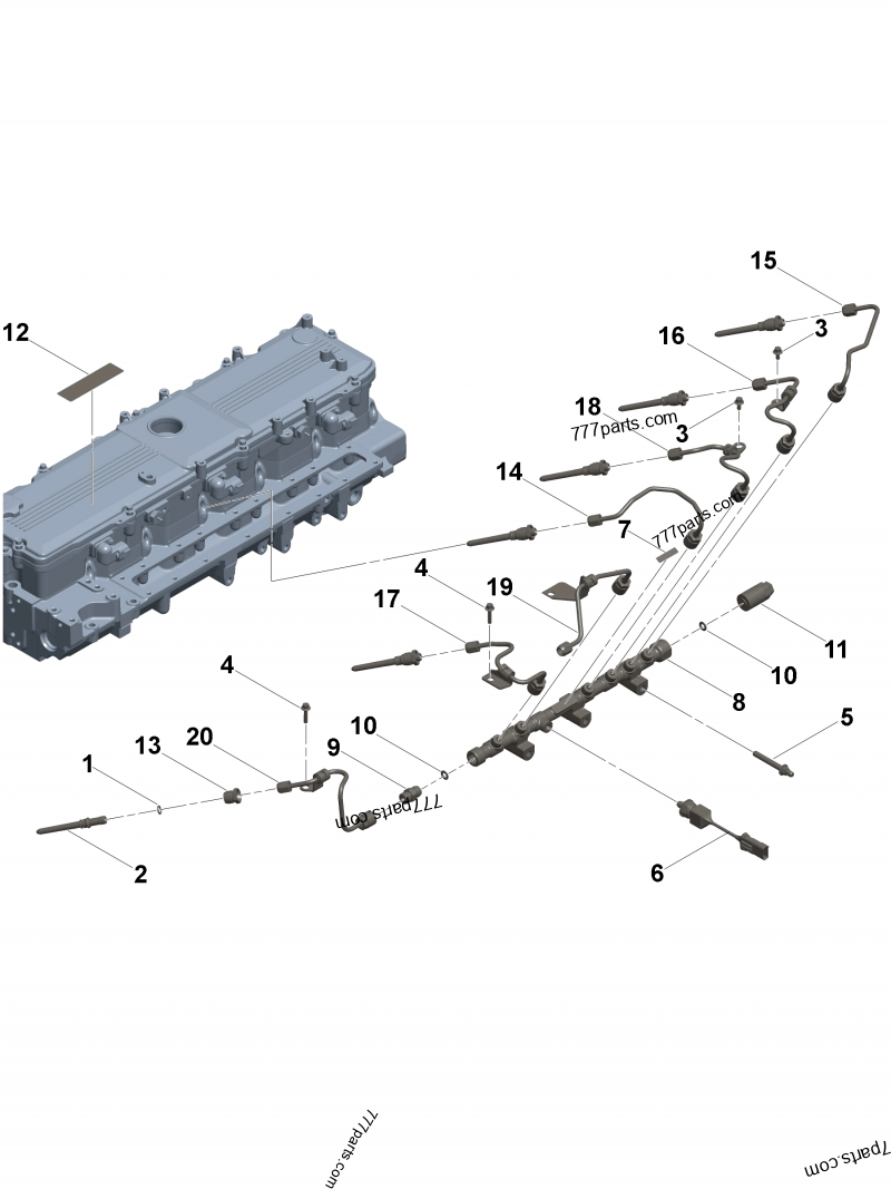 5462312 Pressure relief valve - Cummins spare part | 777parts.com