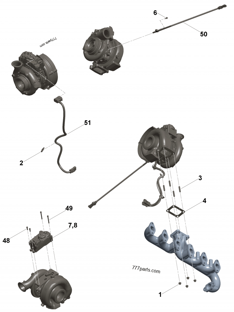5462383 Turbocharger speed sensor - Cummins spare part | 777parts.com