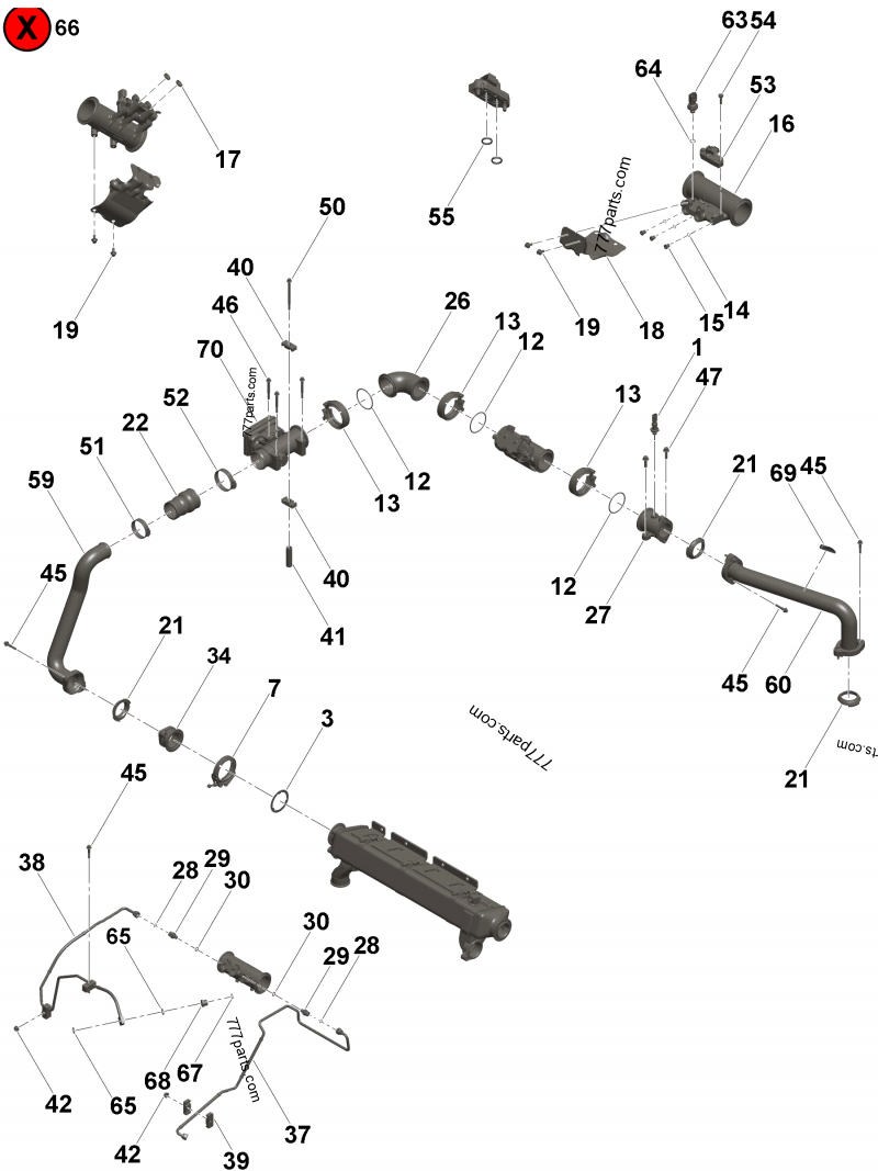 5484395 O ring seal - Cummins spare part | 777parts.com