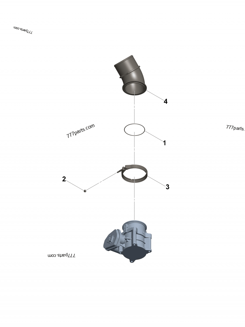 5484565 V band clamp - Cummins spare part | 777parts.com