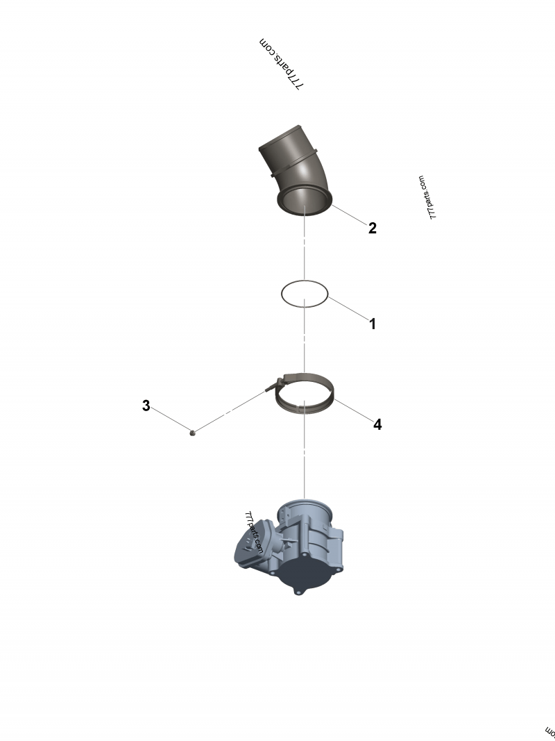 5484565 V band clamp - Cummins spare part | 777parts.com