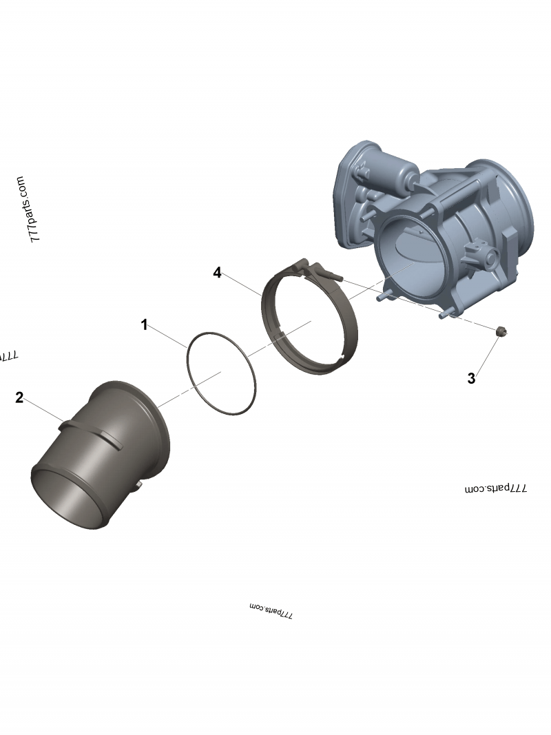 5484565 V band clamp - Cummins spare part | 777parts.com