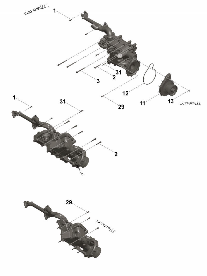 5486312 Water manifold - Cummins spare part | 777parts.com