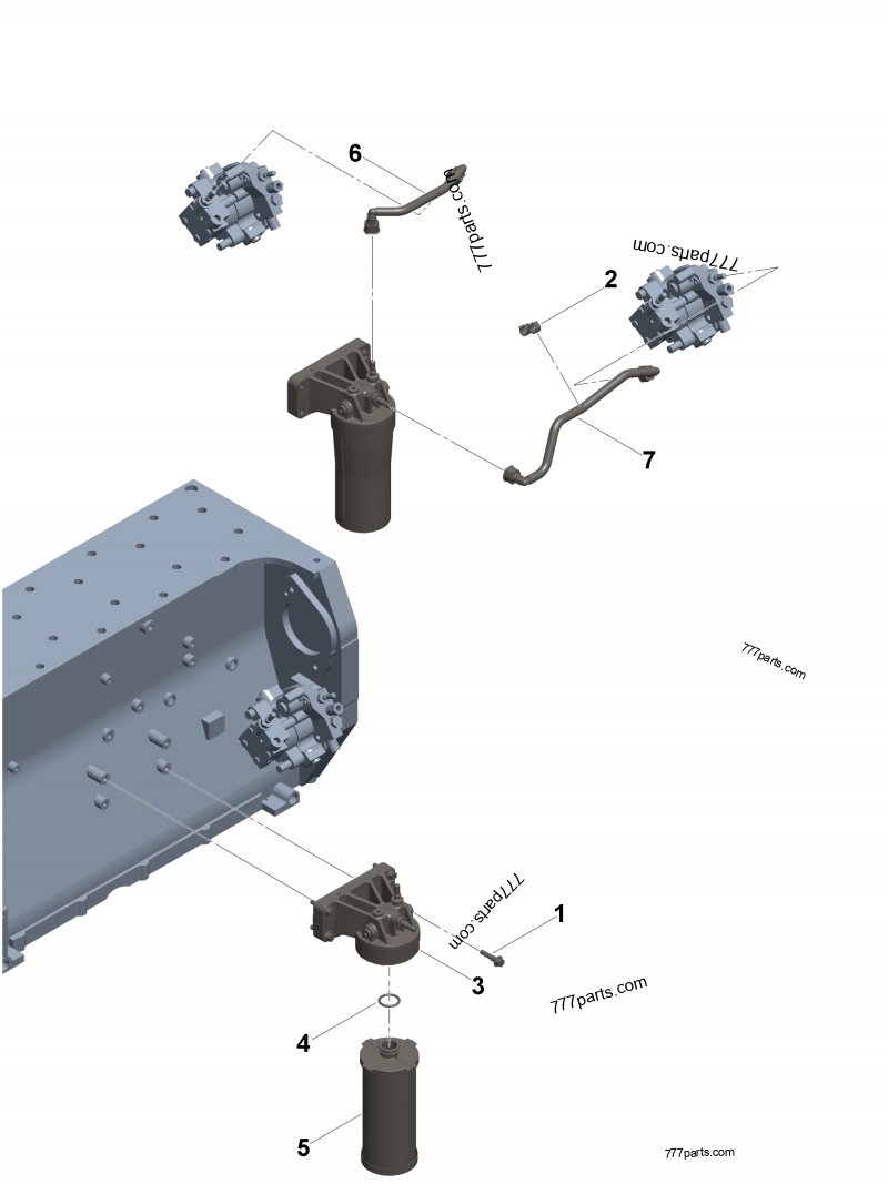 5486943 Fuel filter head - Cummins spare part | 777parts.com