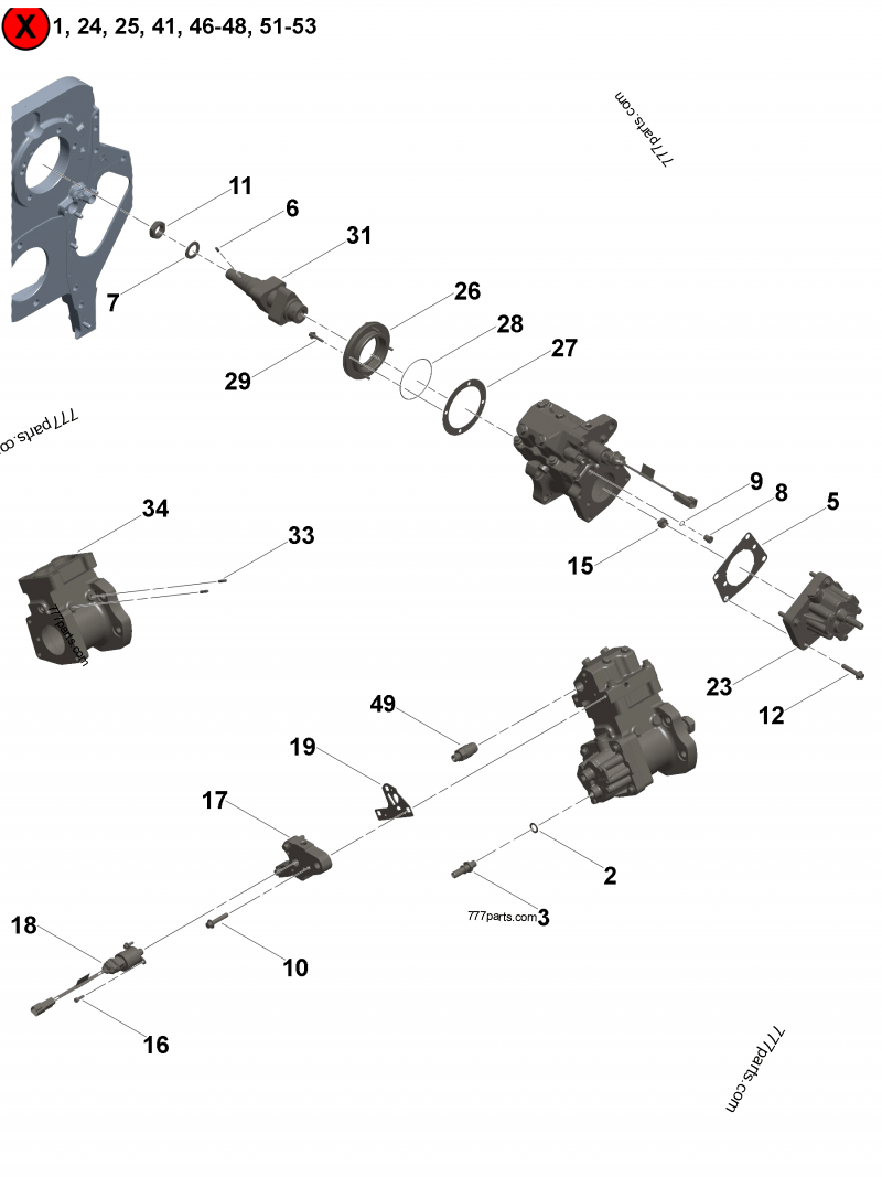 5491450 Fuel pump body - Cummins spare part | 777parts.com