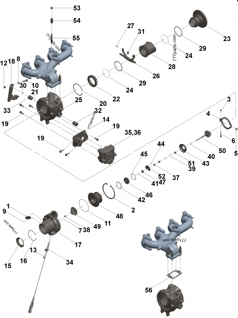 5491812 Turbocharger speed sensor - Cummins spare part | 777parts.com