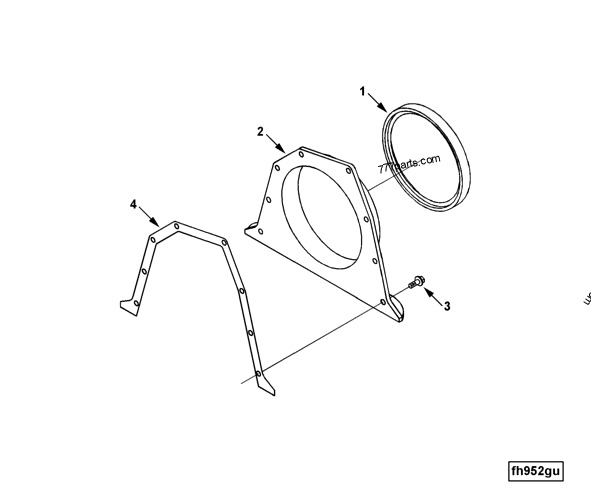 2892122 Crankshaft seal installer - Cummins spare part | 777parts.com