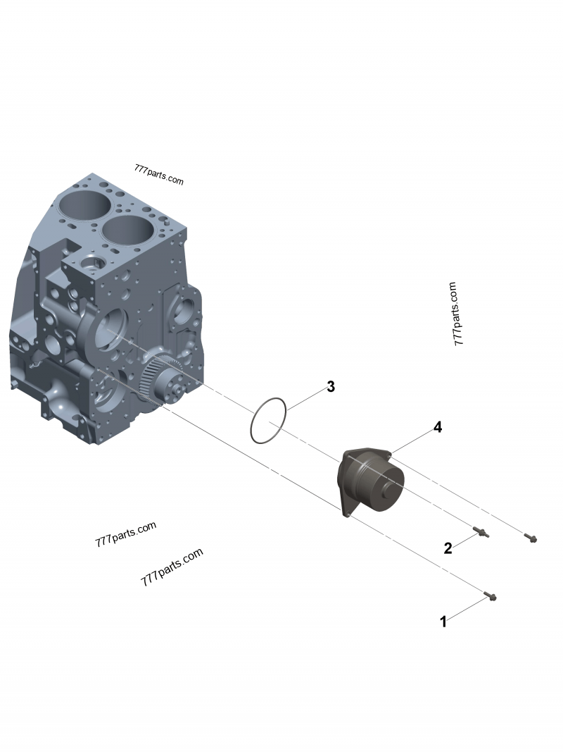5528406 Water pump - Cummins spare part | 777parts.com