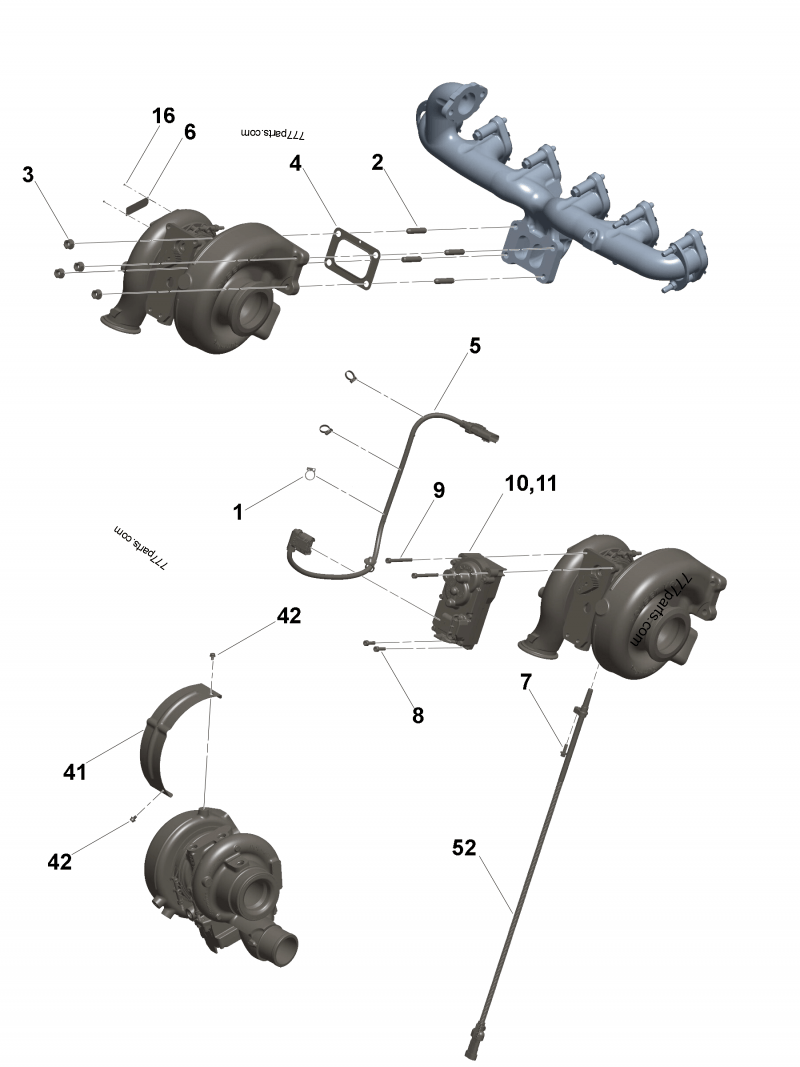 5550091 Speed sensor kit - Cummins spare part | 777parts.com