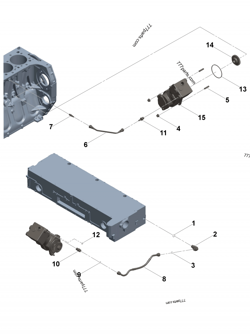 5558671 Air compressor - Cummins spare part | 777parts.com