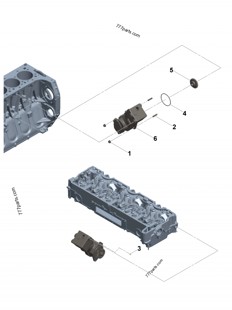 5558671 Air compressor - Cummins spare part | 777parts.com