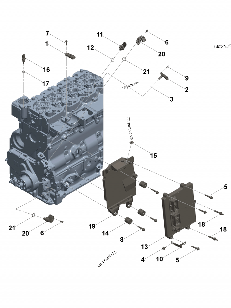 2897331 Pressure sensor - Cummins spare part | 777parts.com